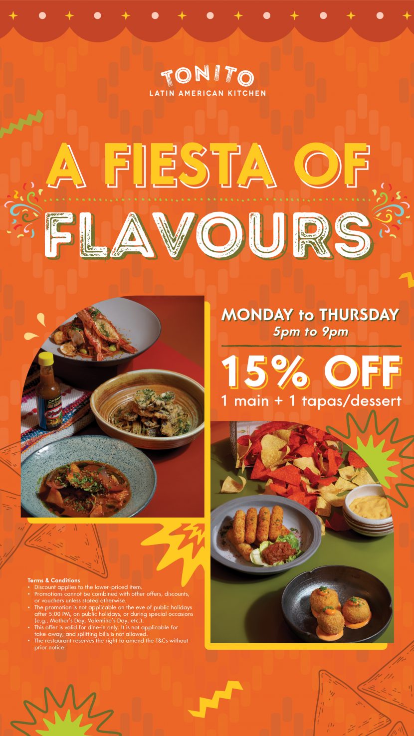 Promotions | Tonito Latin American Kitchen